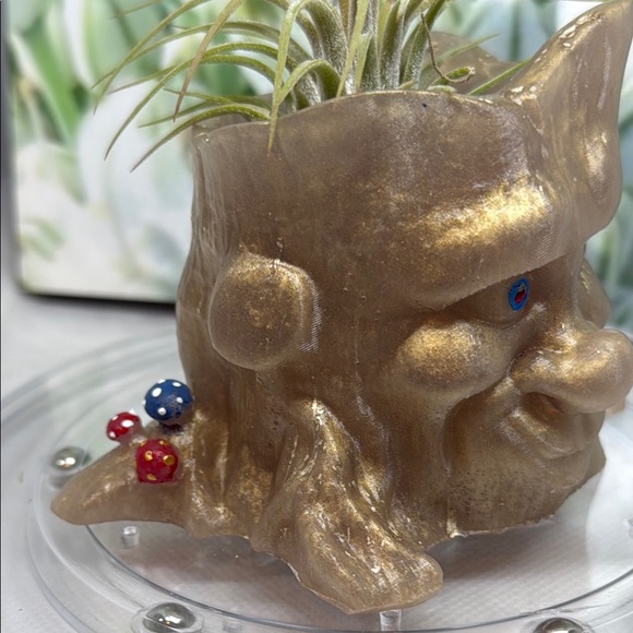 Handmade | Office | Whimsical Brown Tree Face Planter | Poshmark